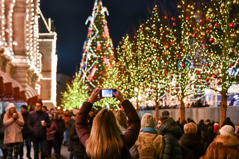 Así están decorados Moscú y San Petersburgo para las fiestas de Navidad ...