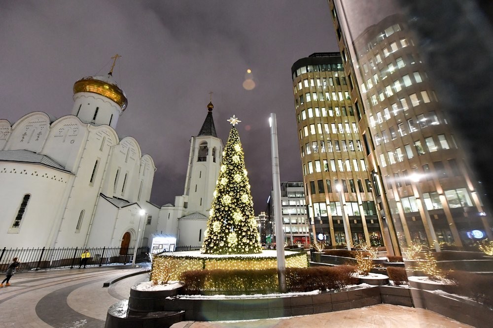Así están decorados Moscú y San Petersburgo para las fiestas de Navidad ...