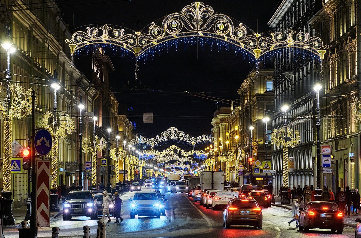 Así están decorados Moscú y San Petersburgo para las fiestas de Navidad ...