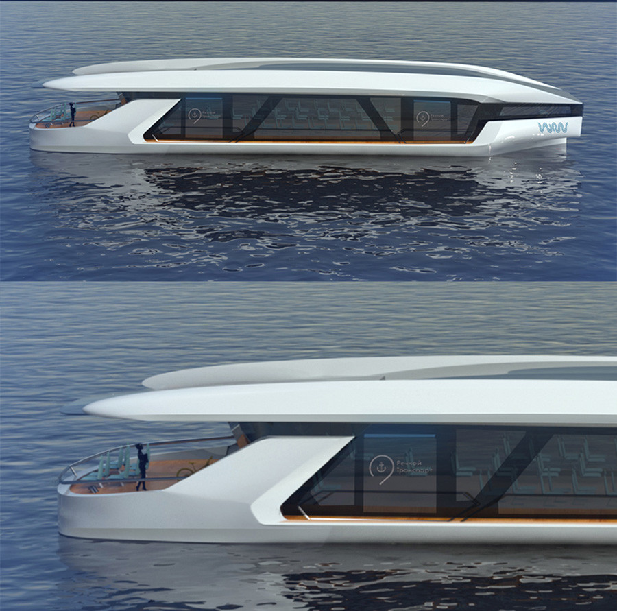 Modernos barcos fluviales que podrán navegar en el Moscova en 2022 ...