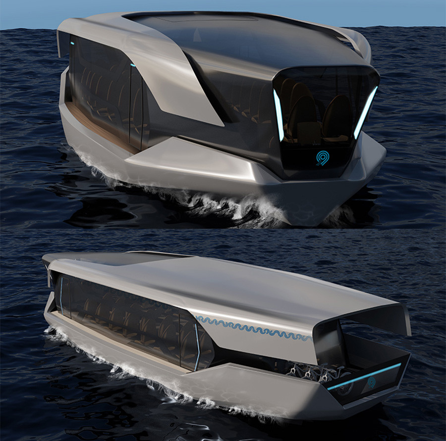 Modernos barcos fluviales que podrán navegar en el Moscova en 2022 ...