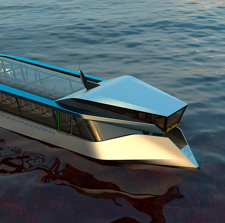 Modernos barcos fluviales que podrán navegar en el Moscova en 2022 ...