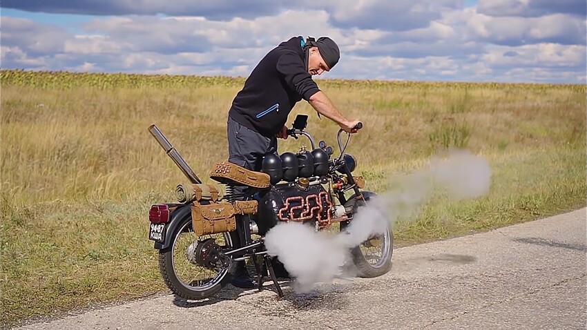 Russisches Steampunk-Motorrad (VIDEO) - Russia Beyond DE